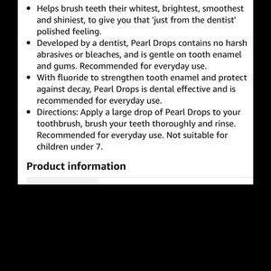 Pearl Drops | Bath & Body | Pearl Drops Tooth Polishbnib | Poshmark